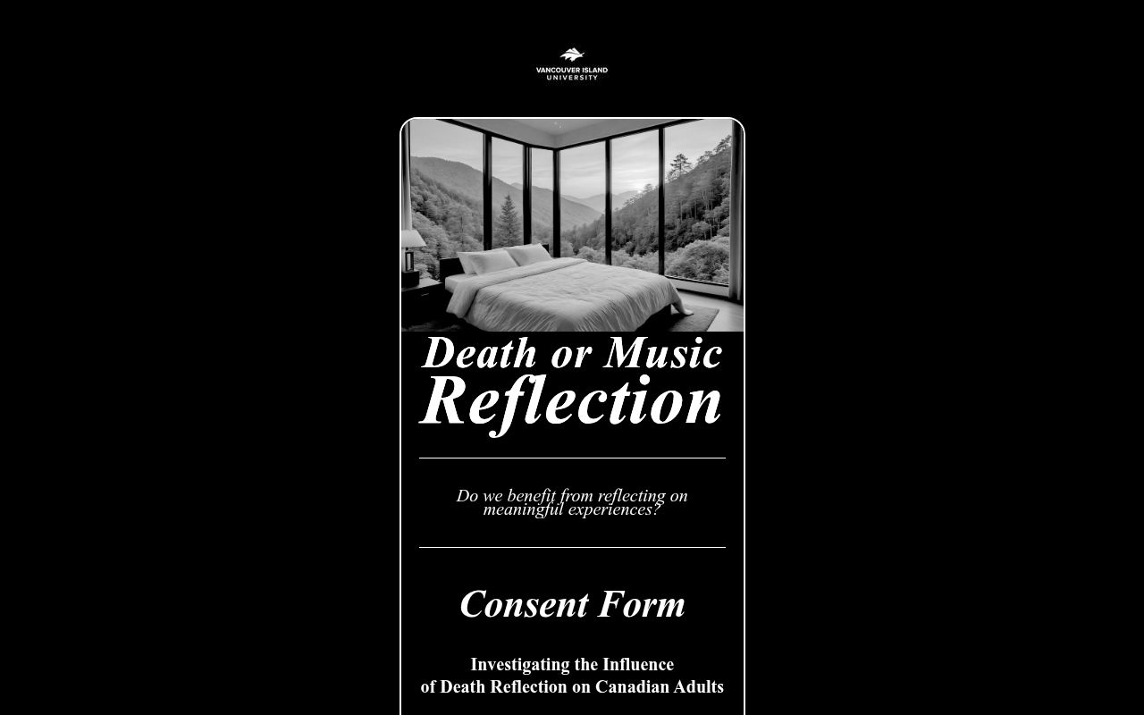 Death Reflection Study Consent Form